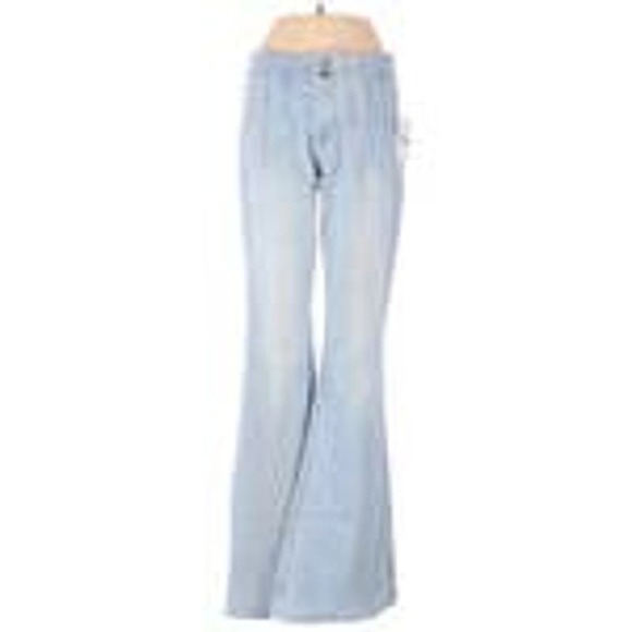 PacSun | Jeans | Nwt Pacsun Boho Hippie Light Blue Stretch Low Rise ...